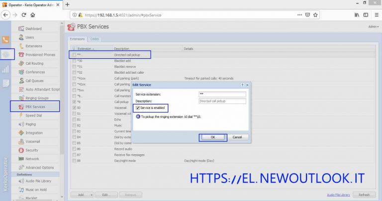 آموزش قابلیت های کریو اپراتور | آموزش kerio operator | انتقال تماس | ضبط مکالمات